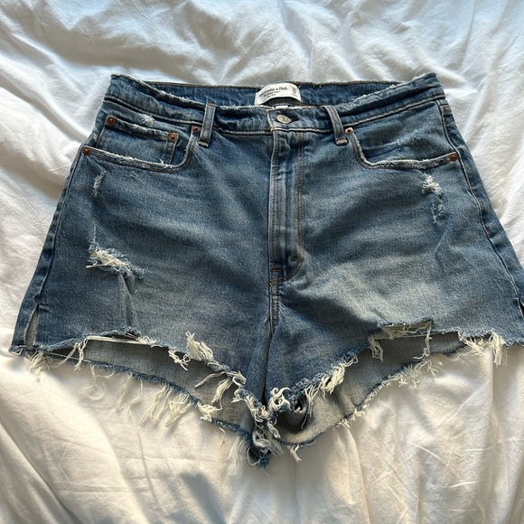 Abercrombie & Fitch | Shorts | Abercrombie Curve Love High Rise Cutoff ...